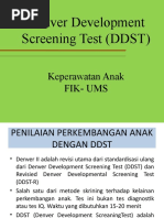 Panduan Lembar DDST untuk Anak | PDF