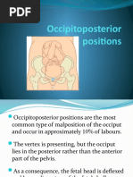 Malposition & Malpresentation | PDF | Midwifery | Childbirth