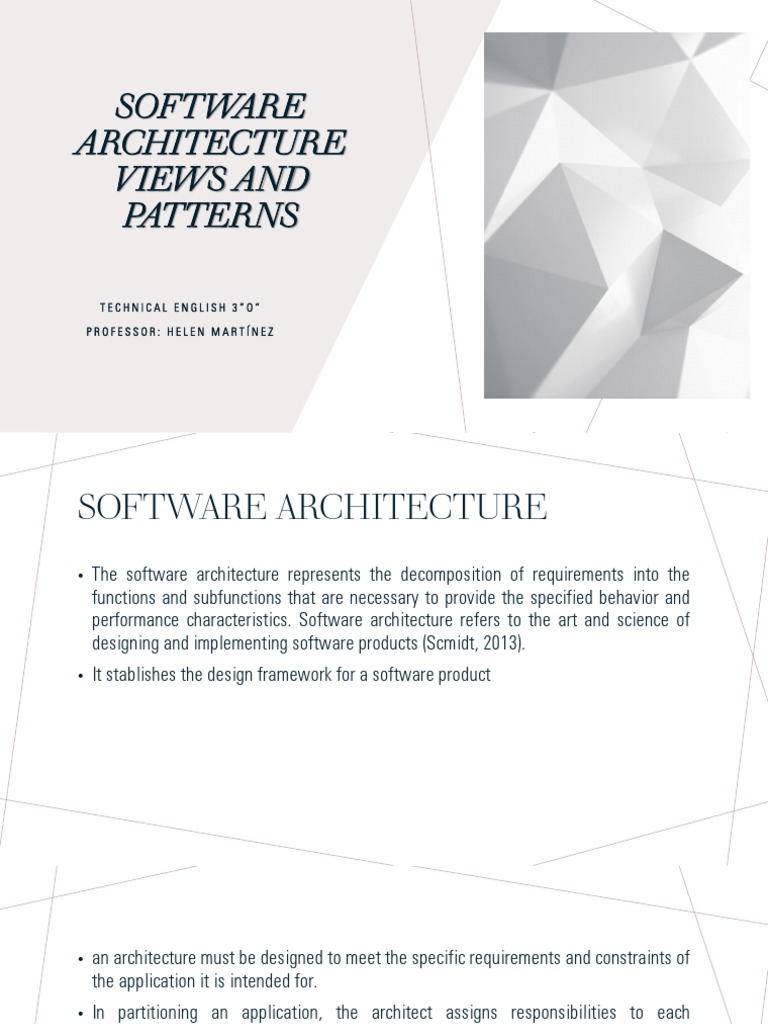 Software Architecture Patterns | PDF | Software Architecture | Computer ...