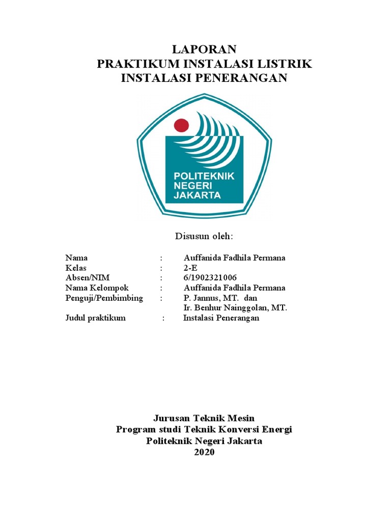 Instalasi Penerangan: Praktikum Teknik Konversi Energi | PDF