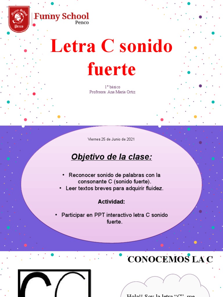 Letra C Sonido Fuerte | PDF | Lingüística | Idiomas