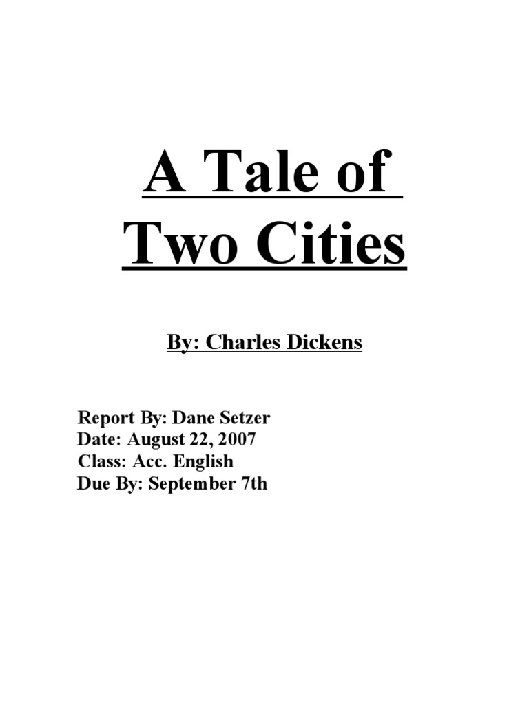 A Tale of Two Cities | PDF | A Tale Of Two Cities
