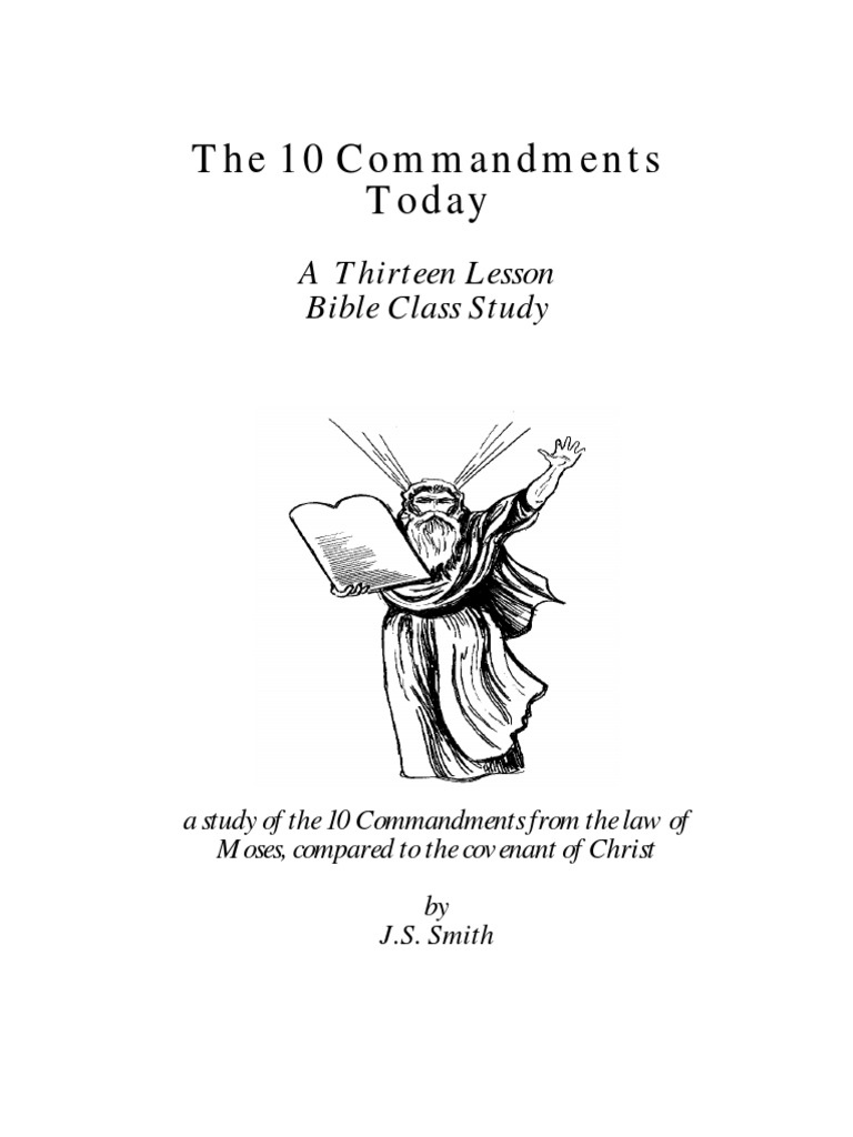 The 10 Commandments Today | PDF | Ten Commandments | Moses