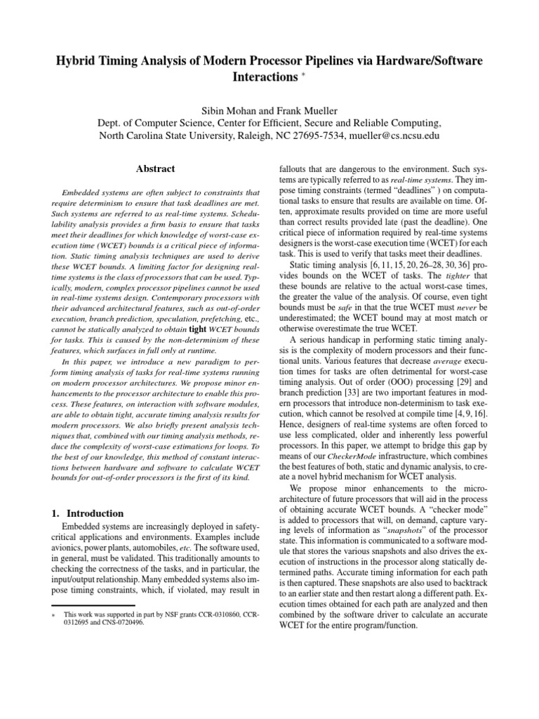 Rtas 08 | PDF | Central Processing Unit | Control Flow