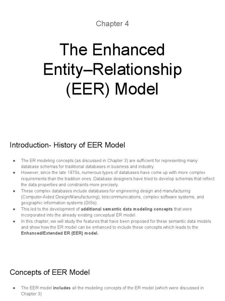 Divye IntroductionToEERModel Ch4 (Pg107-112) | PDF | Inheritance (Object Oriented Programming ...