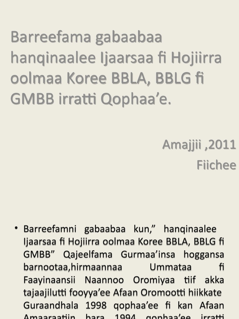 Bbla, BBLG, GMBB | PDF