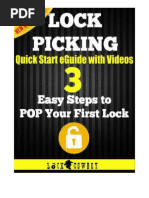 Lockpicking - Simplified PDF | PDF | Lock (Security Device) | Security Engineering