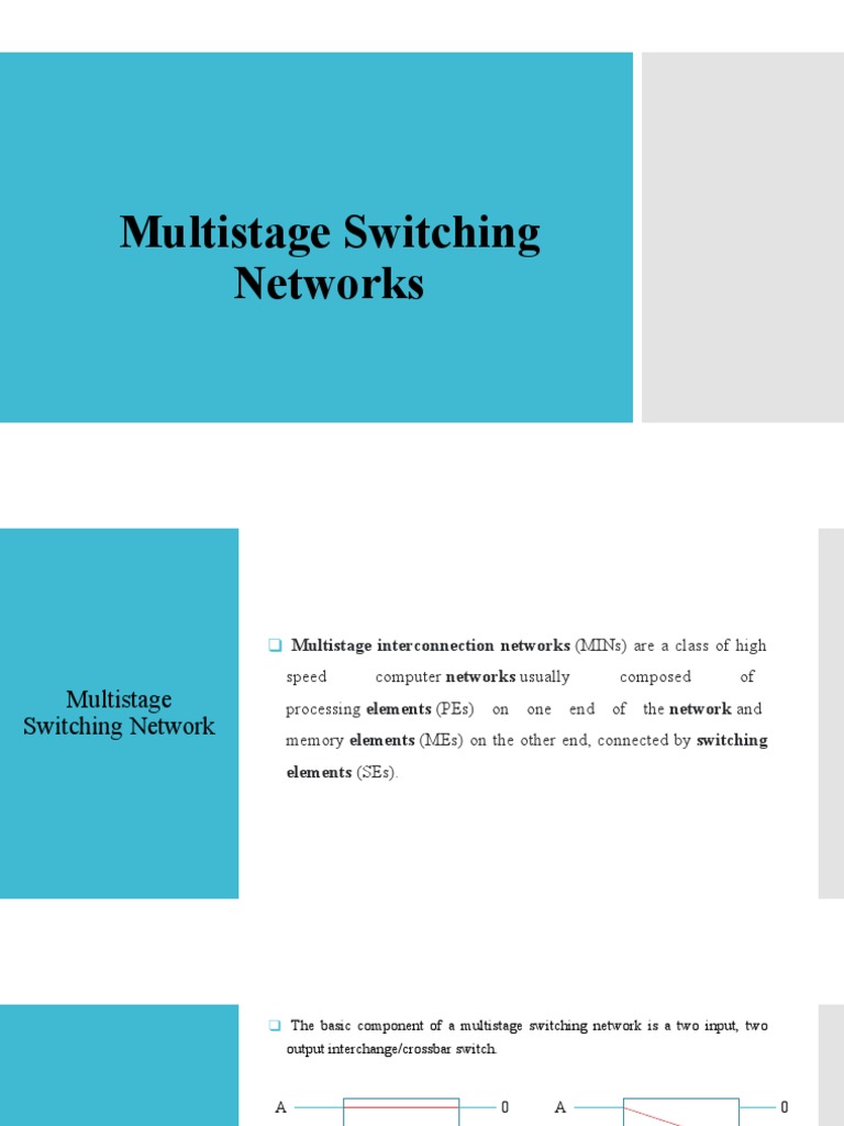 Multistage Switching Networks | PDF | Computer Science | Computer ...