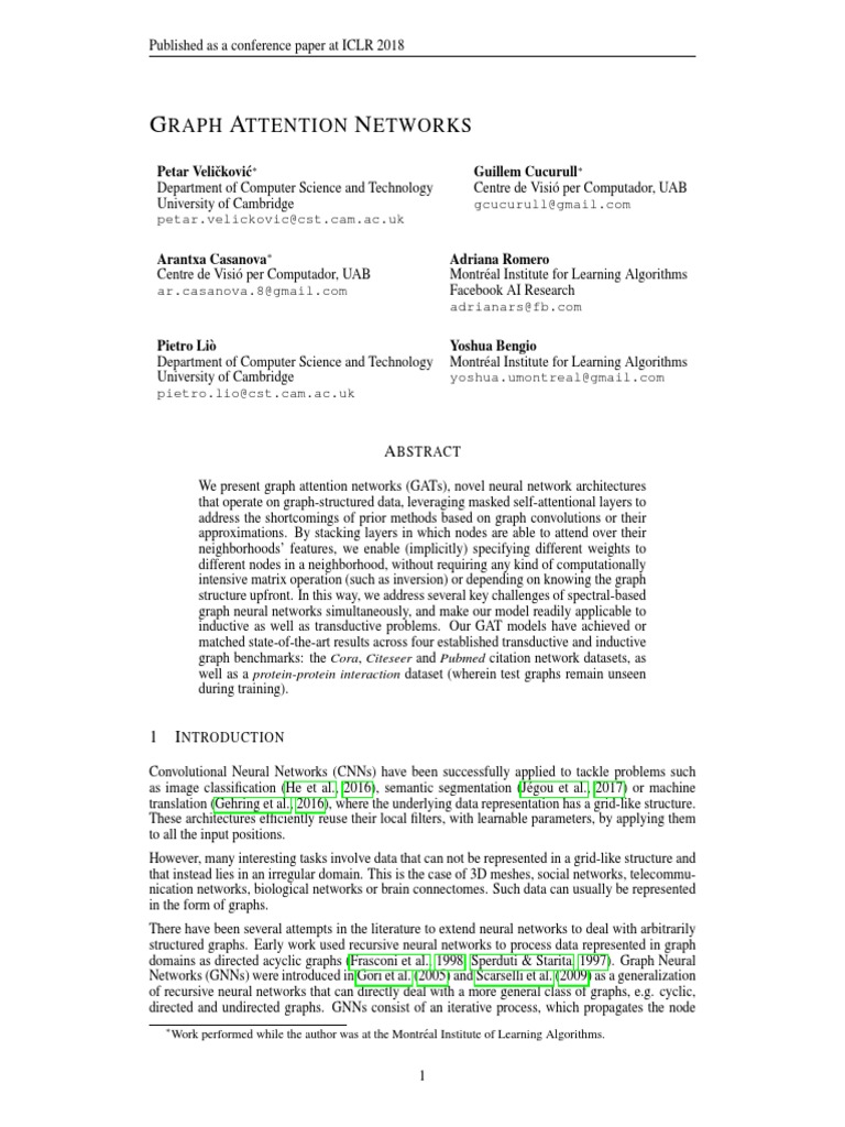 Graph Attention Networks: Novel Neural Network Architectures that ...