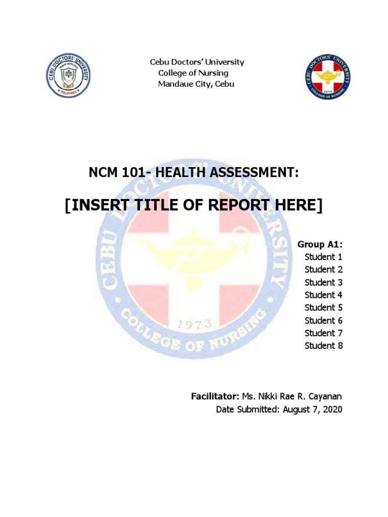 Sample Reporting Draft | PDF | Health Care | Pedagogy