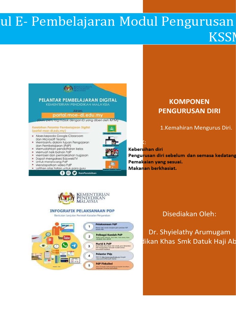 Modul Pengurusan Diri KSSMPK Aras Rendah | PDF | Pengembangan Diri