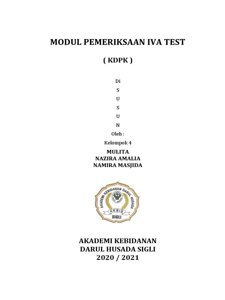 MODUL Iva Test | PDF