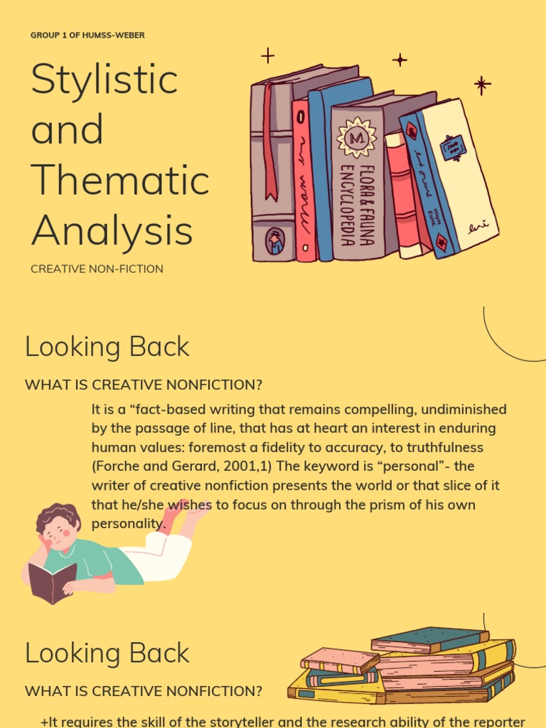 Stylistic and Thematic Analysis 2 | PDF | Creative Nonfiction | Grammar