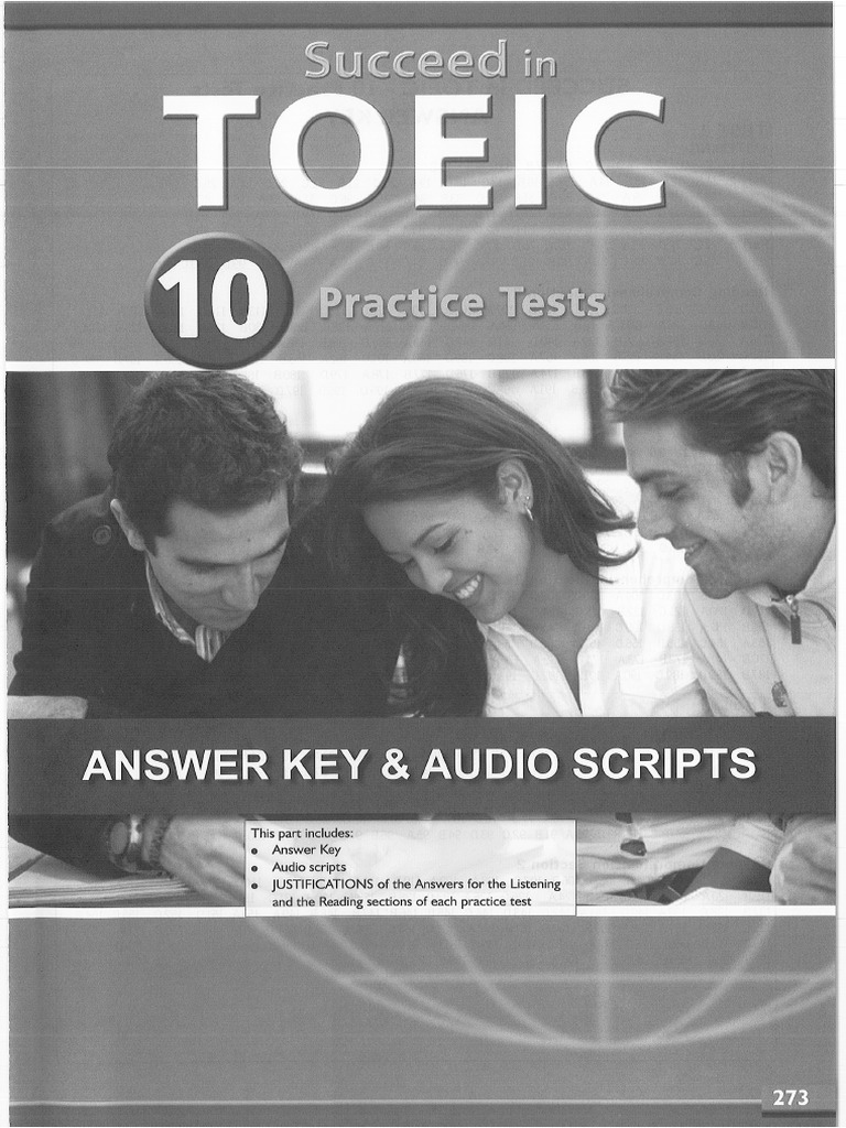 (Tienganhedu - Com) Anwsers and Keys Succeed in TOEIC | PDF