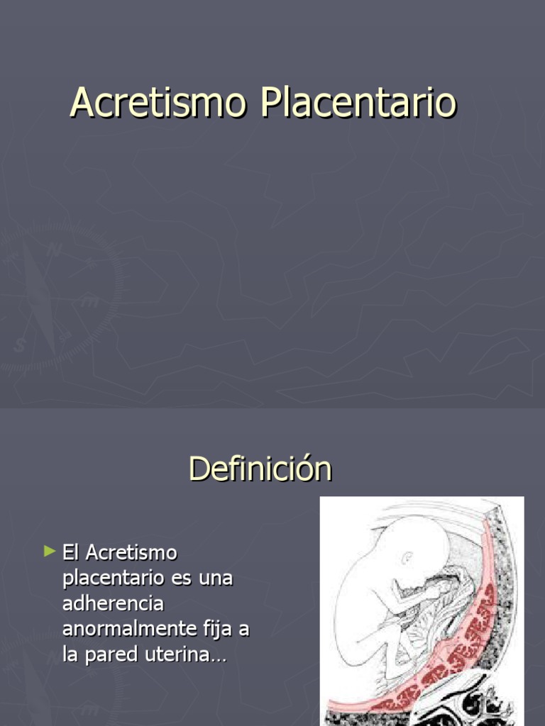 Acretismo Placentario | PDF | Placenta | Medicina CLINICA
