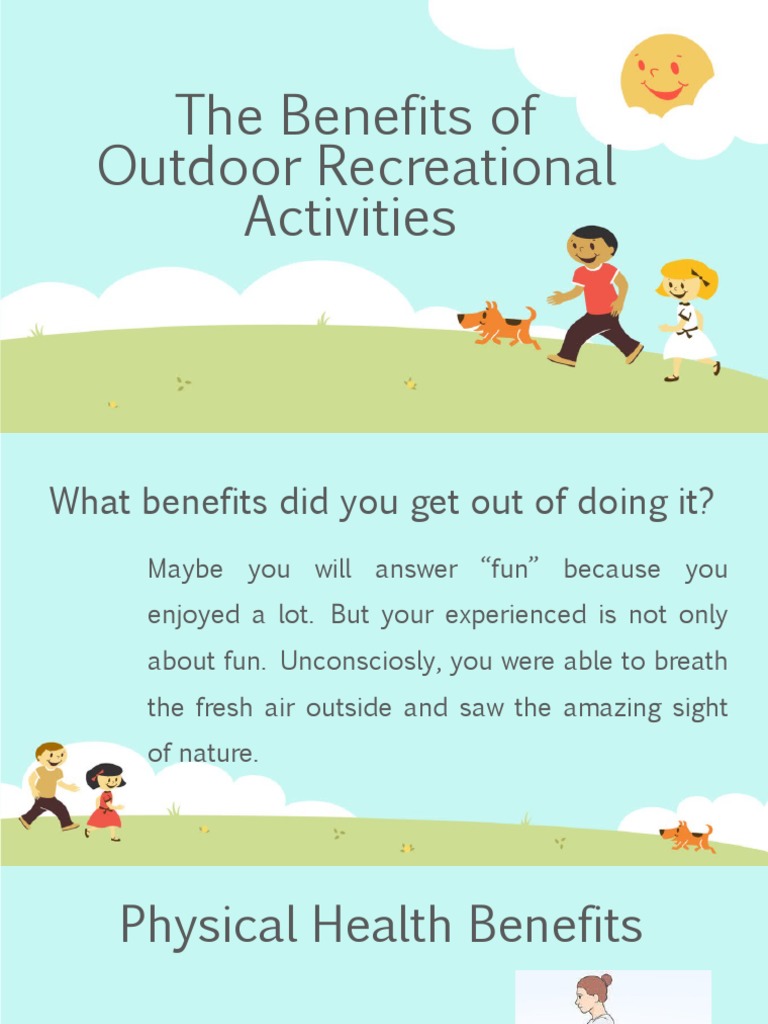 The Benefits of Outdoor Recreational Activities | PDF