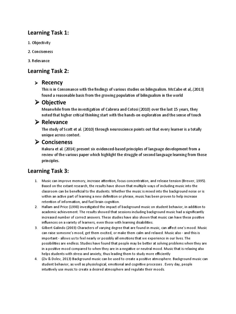 Learning Task 1 3 | PDF | Mood (Psychology) | Mental Health