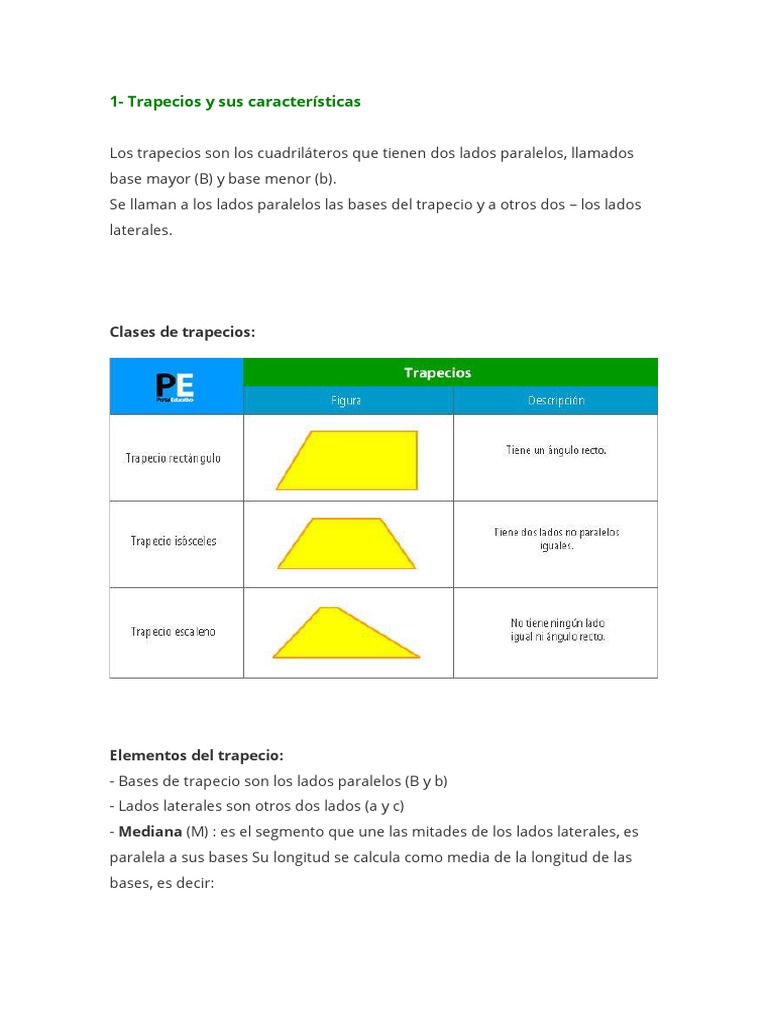 Clases de Trapecios | PDF