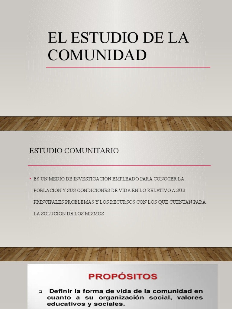 Estudio Comunitario: Etapas y Diagnóstico | PDF | Arte
