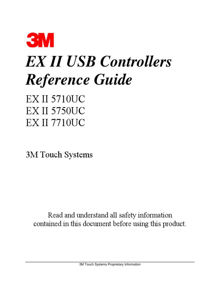 EX II USB Touch Controllers | PDF | Usb | Device Driver