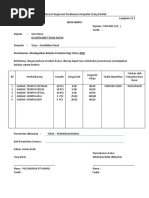 Contoh Nota Minta | PDF