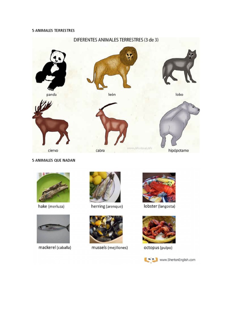 5 Animales Terrestres | PDF | Novela negra, policíaca y suspenso