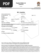 Constitución de Sociedad M4: Forma Precodificada Del Registro Público de Comercio | PDF | Business
