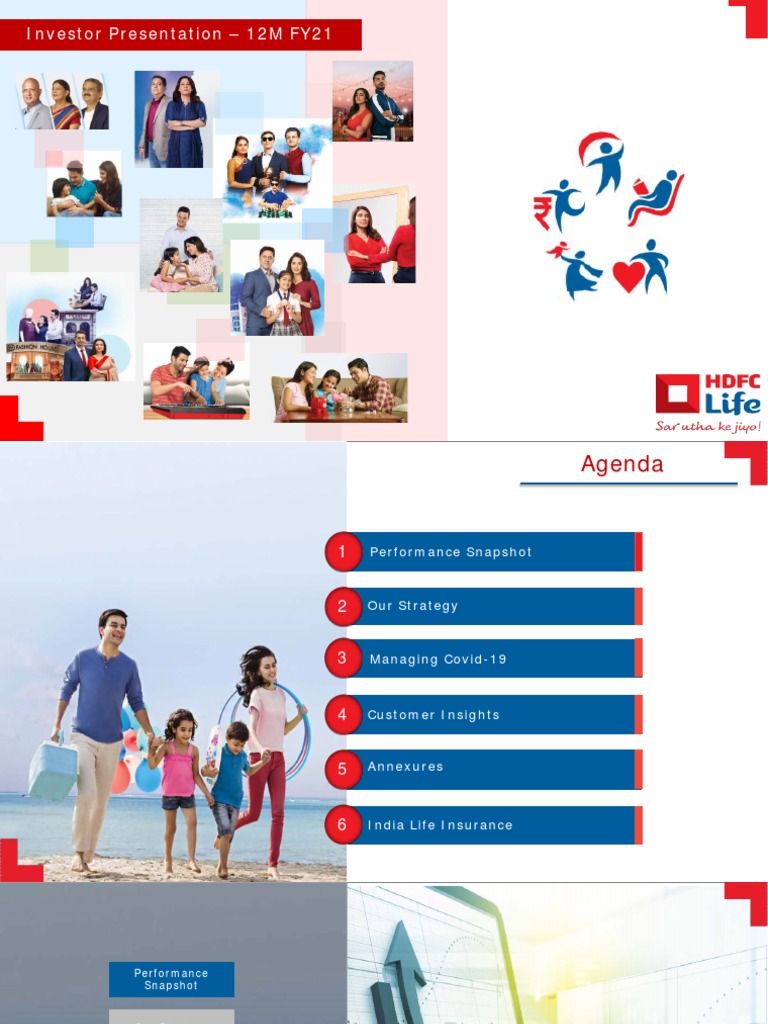 HDFC Life Presentation | PDF | Sales | Insurance