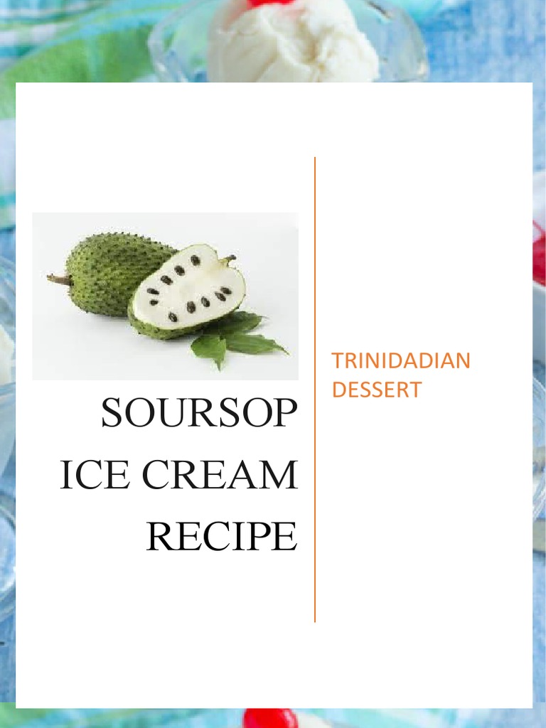 Soursop Ice Cream Recipe | PDF