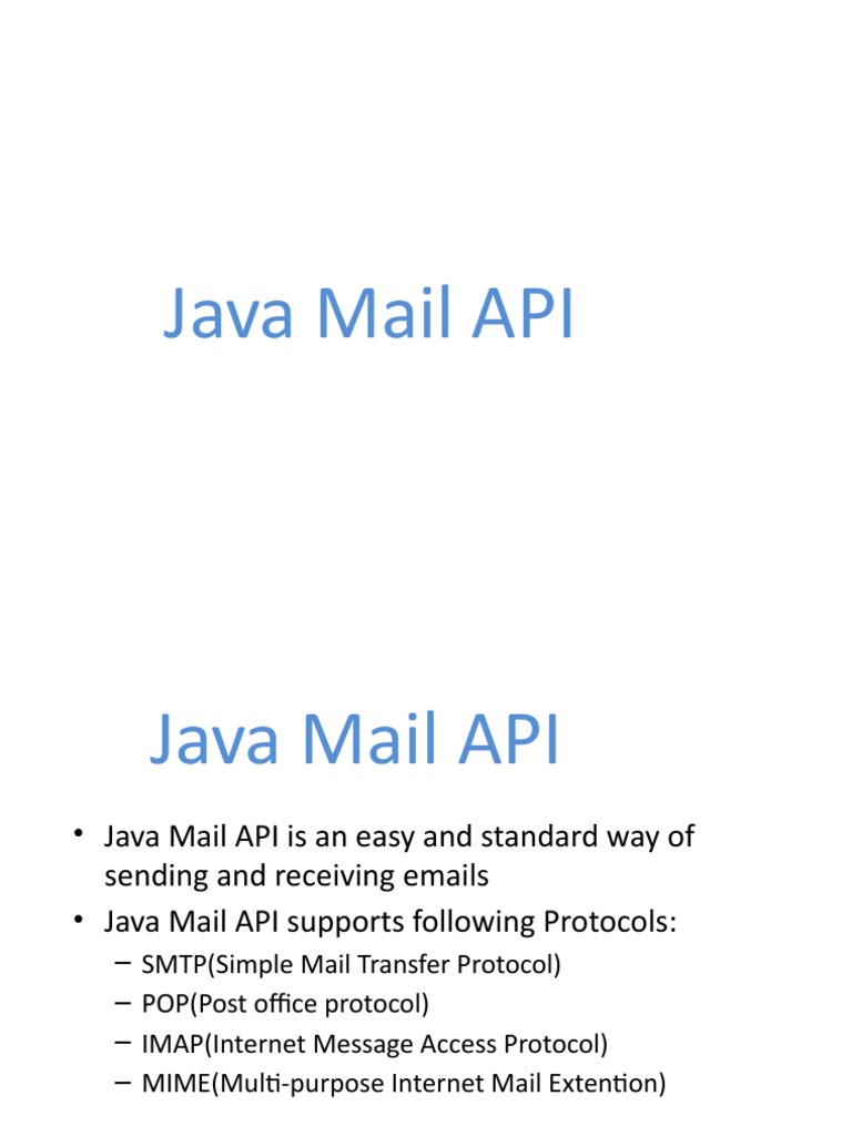 1 Javamail Final Pdf Method Computer Programming Class Computer Programming