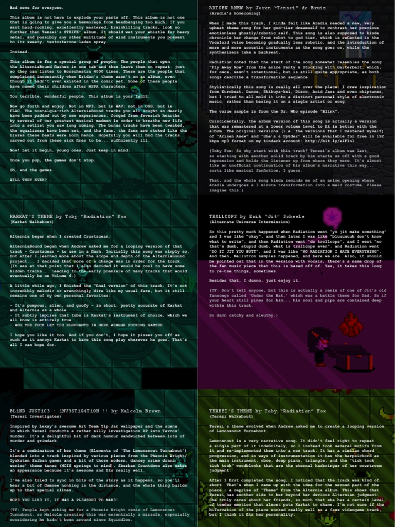 Homestuck - AlterniaBound - AlterniaBound - Commentary | PDF ...