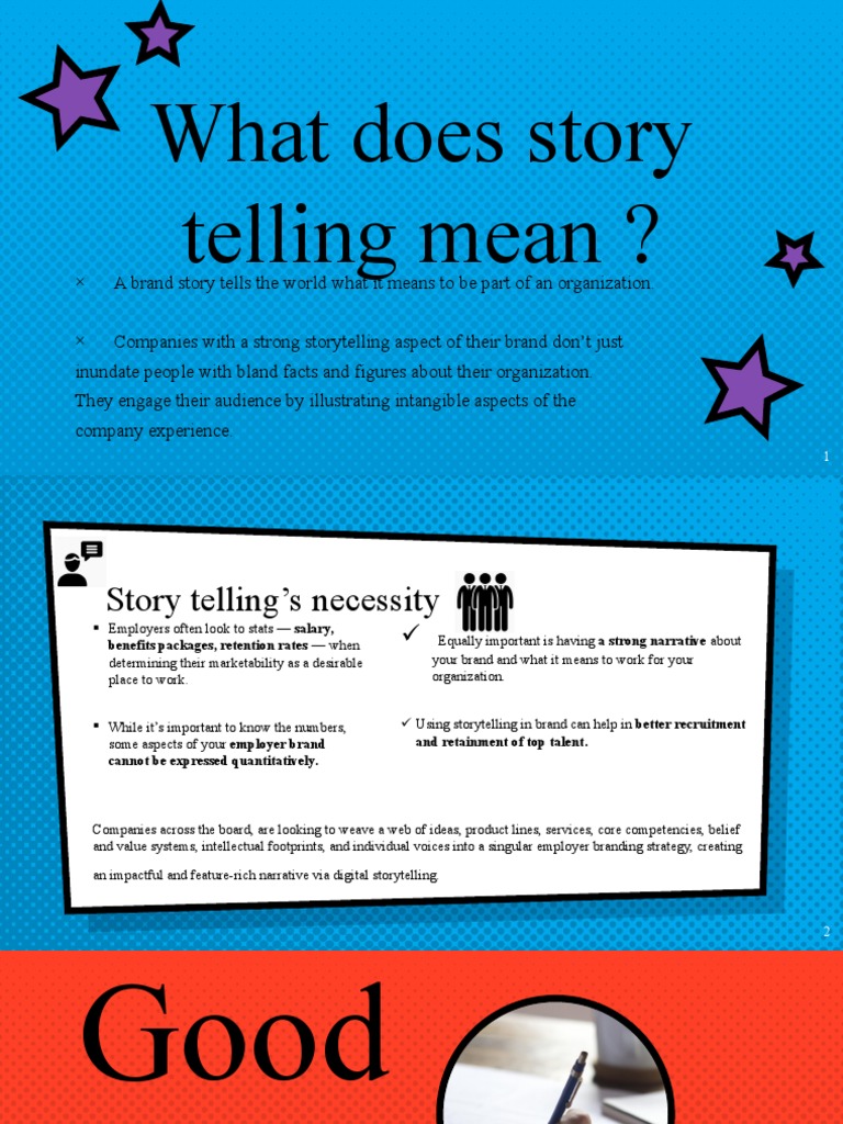 Story Telling Using Employer Branding | PDF | Storytelling | Employee ...