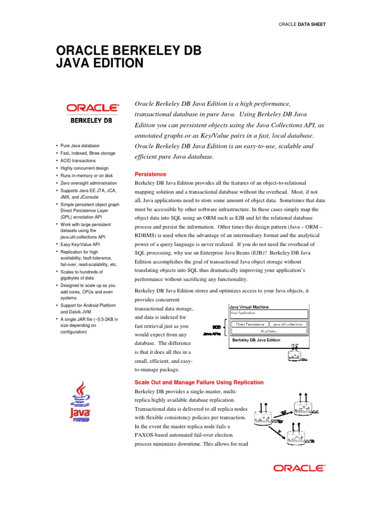 Berkeley DB Je Ds 066564 | PDF | Scalability | Databases