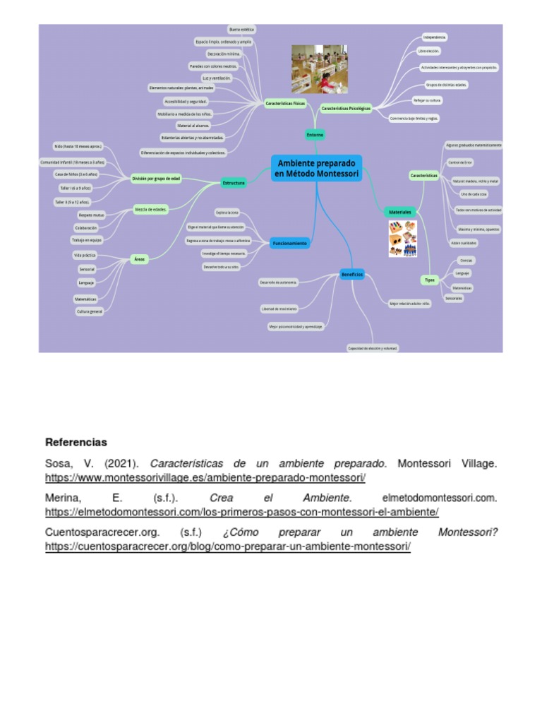 Ambiente Preparado En Método Montessori Pdf