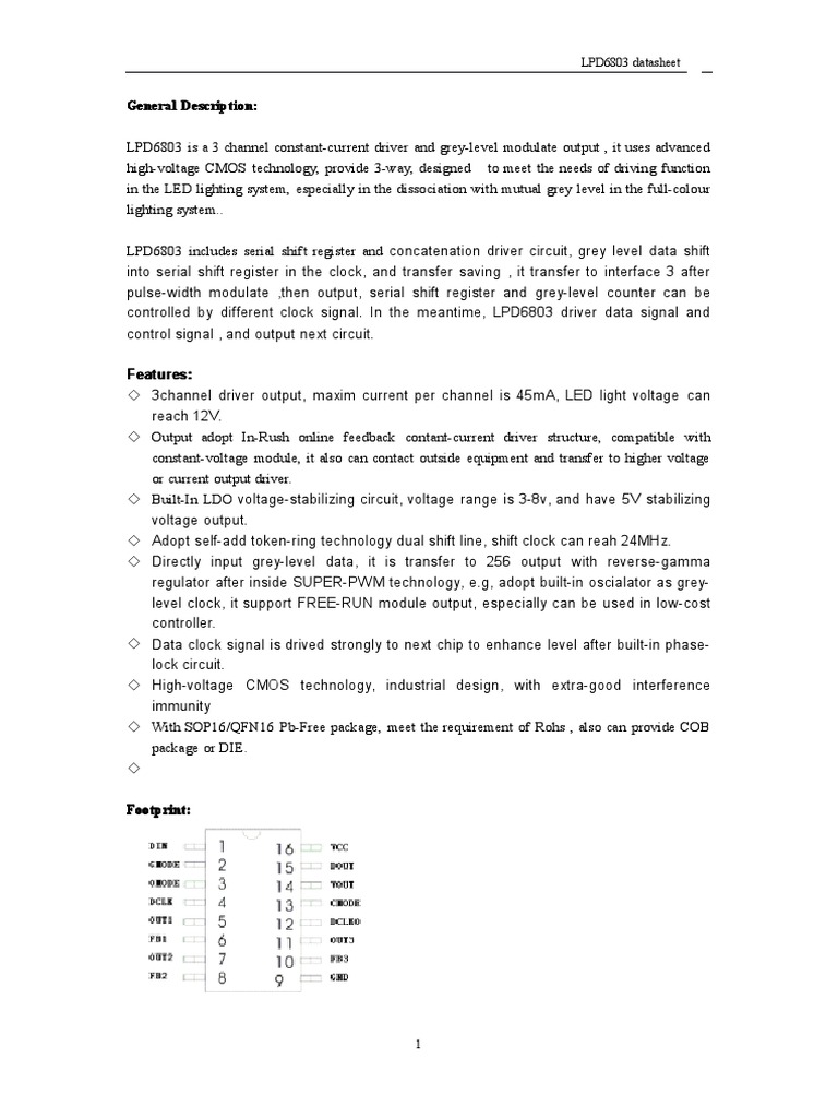 LPD6803 | PDF | Amplifier | Transistor