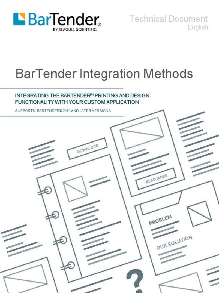 BarTender Integration Methods 2021 | PDF | Scripting Language | Visual Basic For Applications
