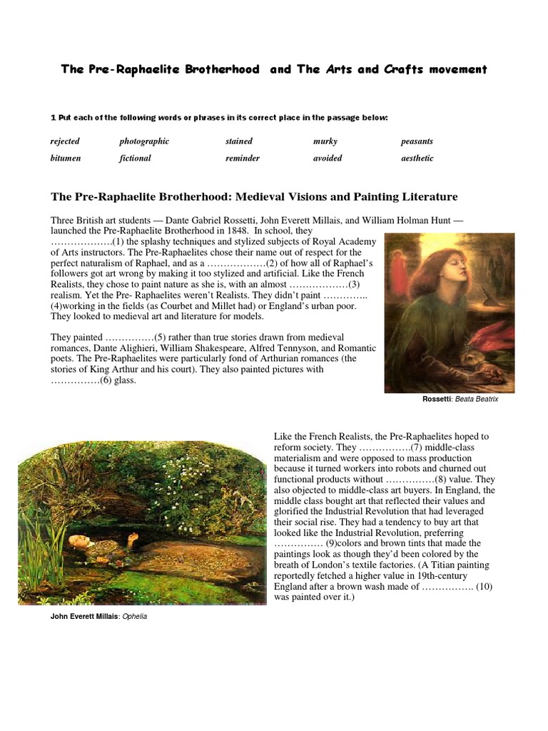 Pre-Raphaelites - William Morris | PDF | Pre Raphaelite Brotherhood ...