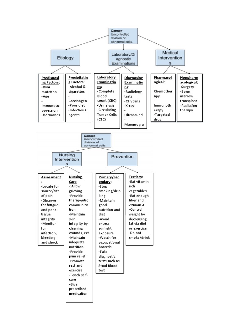 Cancer Concept Map | PDF