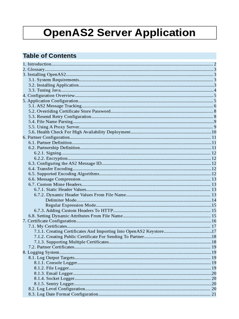 Openas2 Server Application | PDF | Electronic Data Interchange | Comma ...