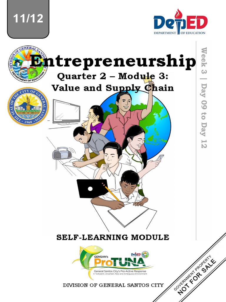 Entrepreneurship: Quarter 2 - Module 3: Value and Supply Chain | PDF ...