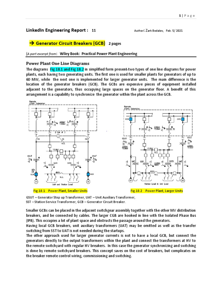 11 Generator Circuit Breakers Engineering Report | PDF | Electrical ...