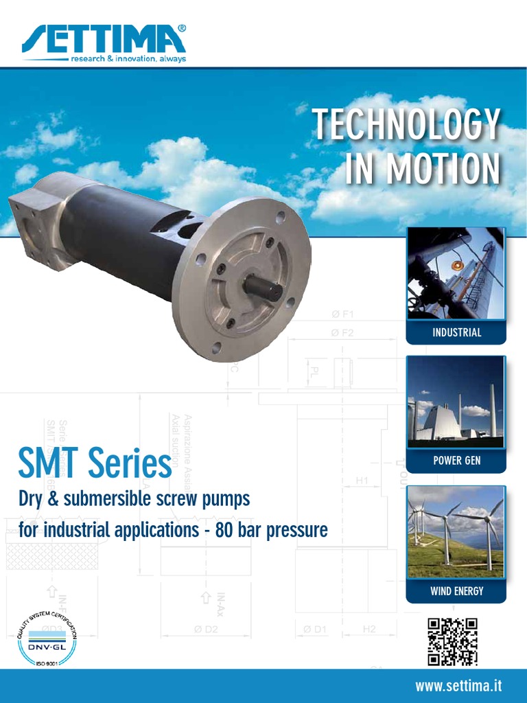 Settima SMT Series Pump Catalogue | PDF | Fuel Oil | Lubricant