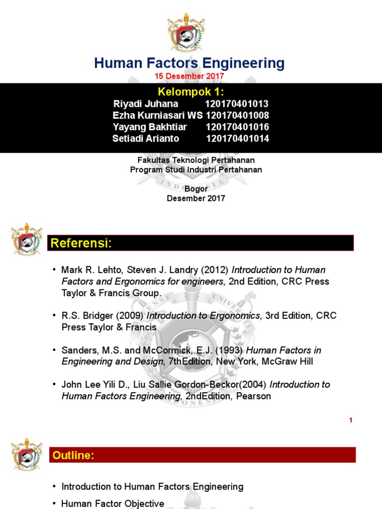 Human Factor Engineering | PDF | Human Factors And Ergonomics | Usability