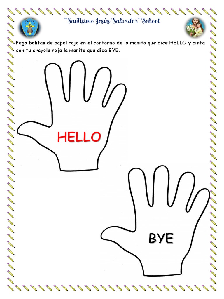 Hello - Bye 3 Años | PDF