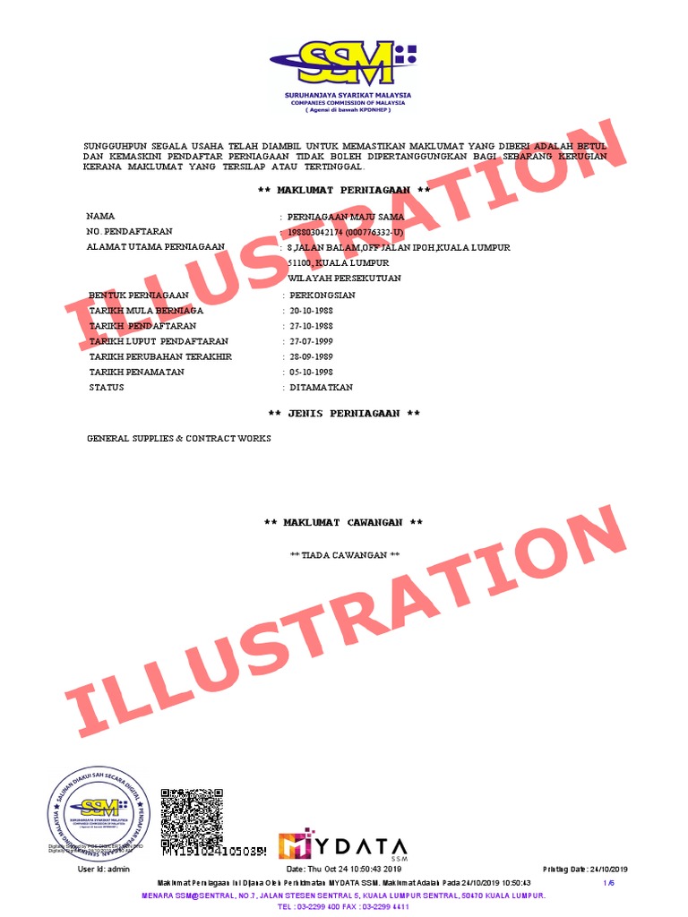 Sample Business Profile My CTC | PDF