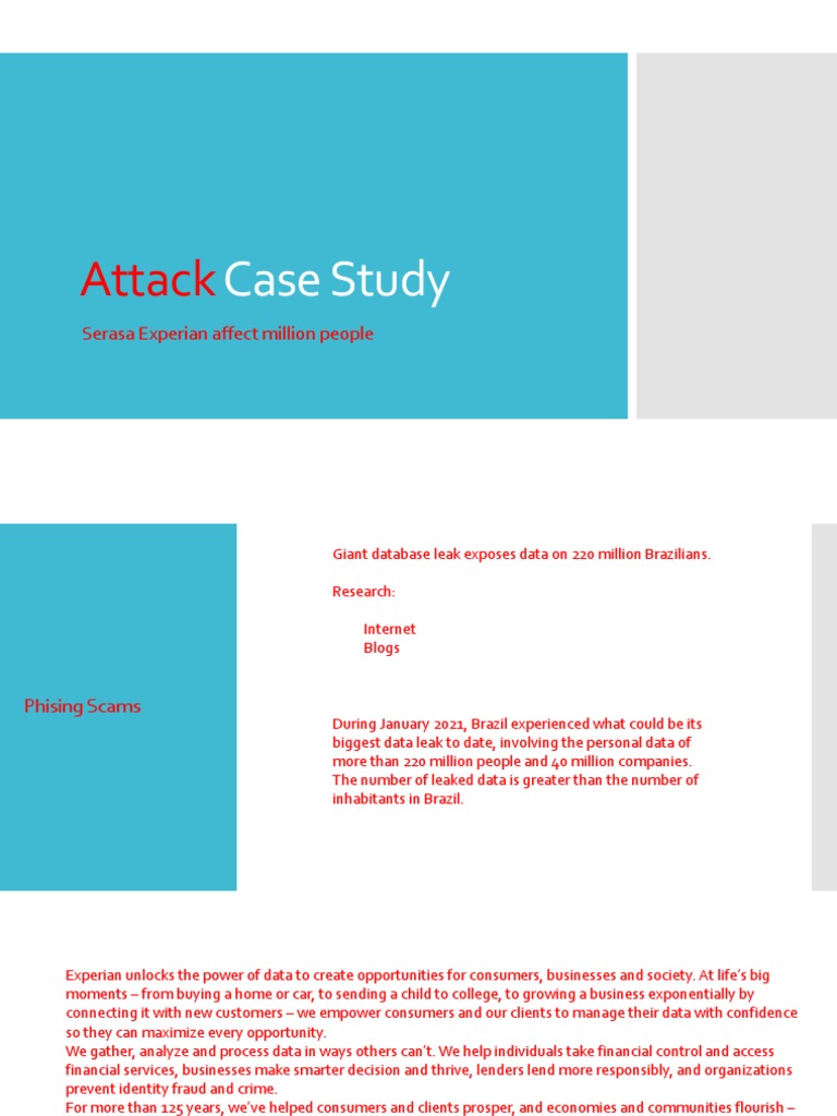 Attack: Case Study | PDF | Phishing | Crime Prevention