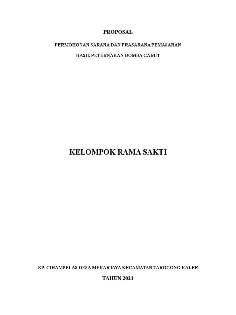 Proposal Rida Farida | PDF | Teknologi & Rekayasa