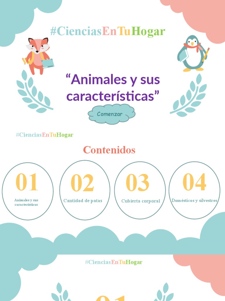 Características de Animales Domésticos y Silvestres | PDF | Naturaleza