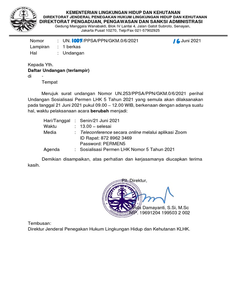 Sosialisasi Permen LHK 5 Tahun 2021 | PDF