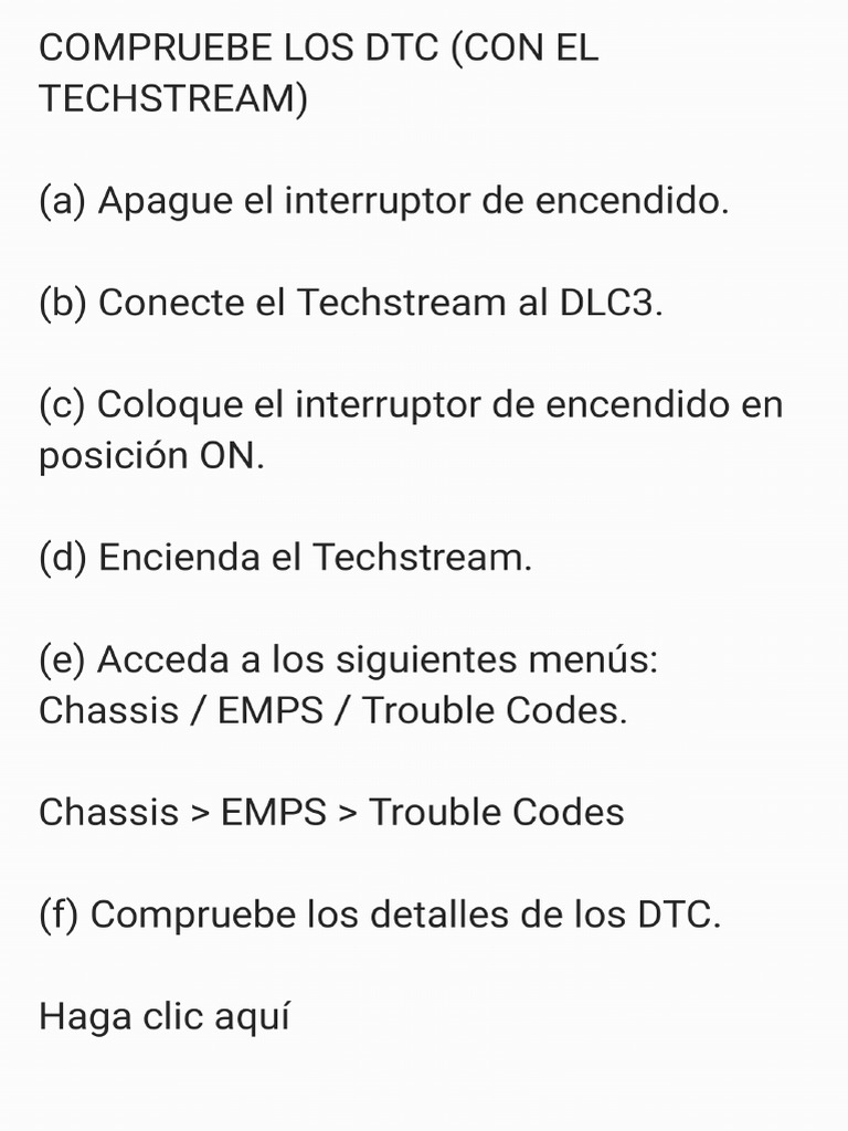 Lista de DTC Toyota y Borrado | PDF